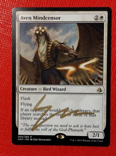 MTG Aven Mindcensor Promo Pack: Theros Beyond Death 005/269 Regular ...
