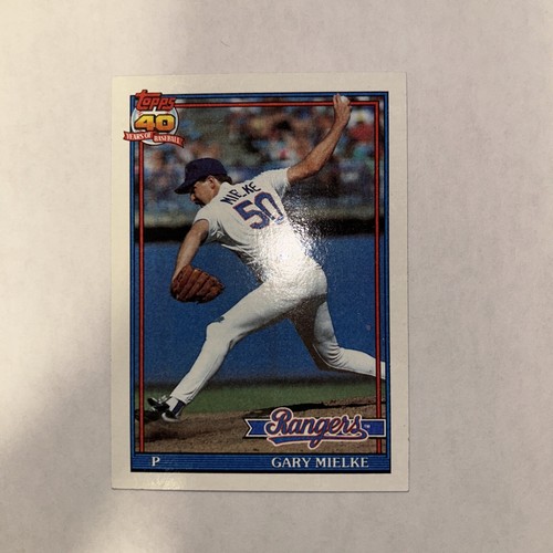 1991 Topps - Gary Mielke #54 A* B* before copyright, Bold 40th ...