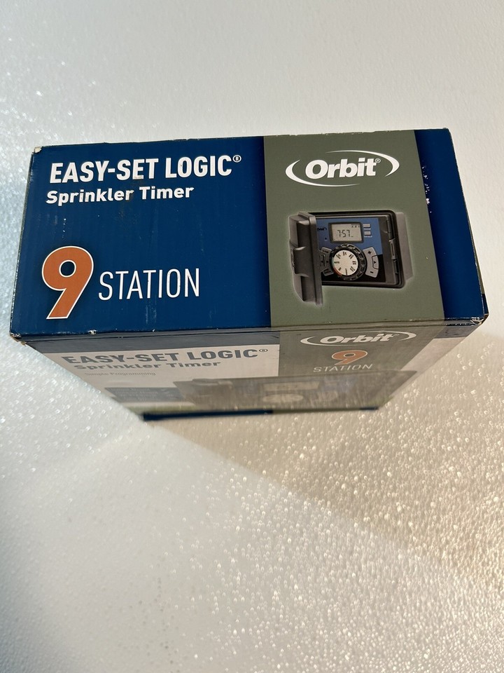 Orbit 9-Station Easy Set Indoor/Outdoor Sprinkler Irrigation Timer ...
