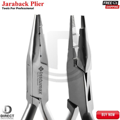 Jaraback Plier Orthodontic Precision Grooves Loop Bending Closing Light ...