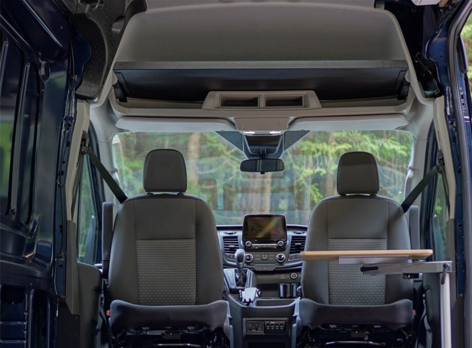 2014-2024 Ford Transit Mid & High Roof Headliner Shelf Curtain Rod and ...