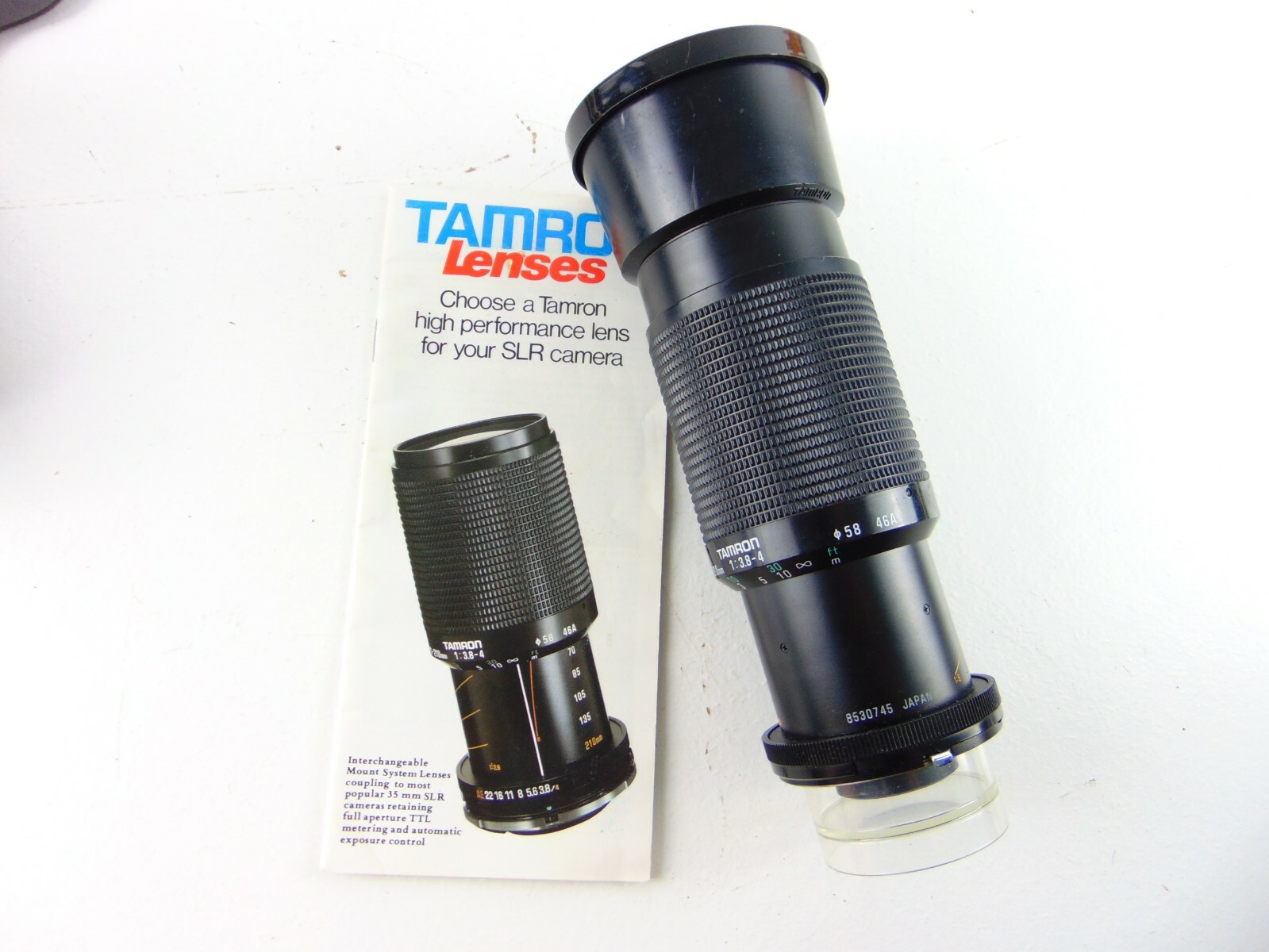 Olympus OM-1 Camera With Flash 3 Film Tamaron 28-70mm & Tamaron 70 ...