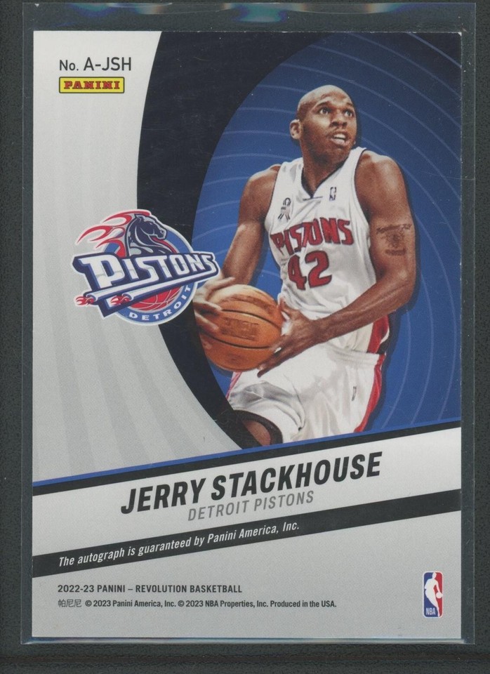 2022-23 JERRY STACKHOUSE AUTO PANINI REVOLUTION AUTOGRAPHS | eBay