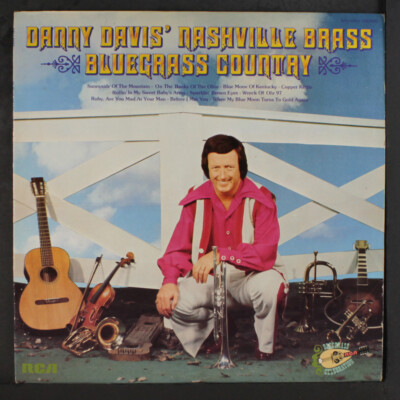 DANNY DAVIS' NASHVILLE BRASS: bluegrass country RCA 12" LP 33 RPM | eBay