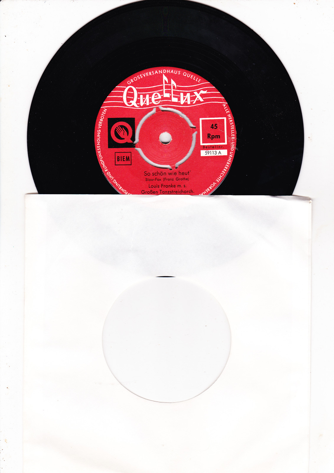 7" - Louis Franke - So schön wie heut - | eBay.de