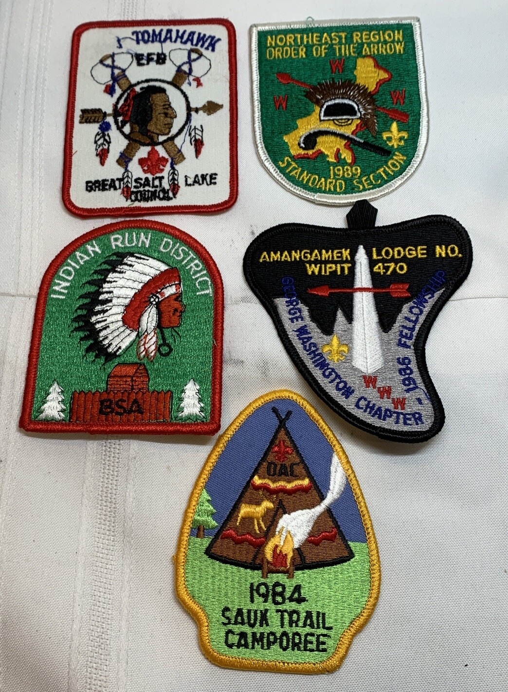 Vintage Lot Of 5 American Indian Themed Boy Scout Patches | eBay
