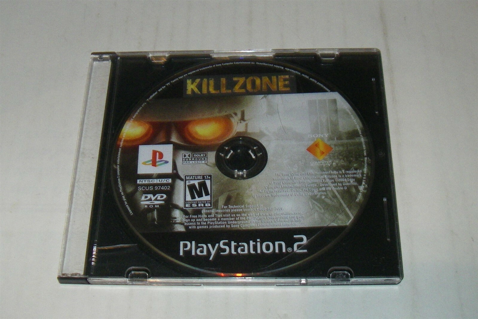 PS2 KILLZONE PLAYSTATION 2 GAME DISC ONLY | eBay