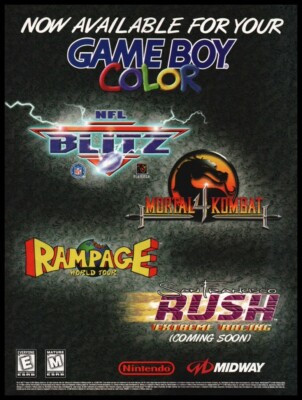 Gameboy Color 1997 Nintendo-print ad / mini-poster-Game room,man cave ...