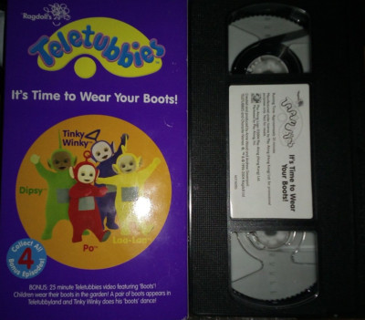 Teletubbies~It's Time To Wear Your Boots! (VHS-2004) PBS~RARE ...