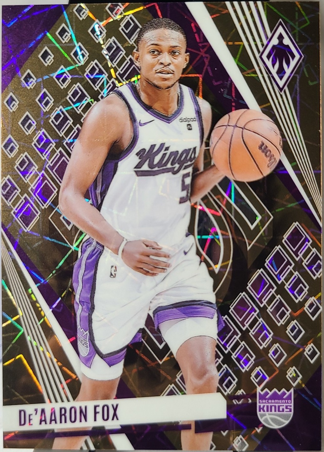 2023-24 Panini Phoenix - De'Aaron Fox #90 Bronze Lazer Phoenix /49 for ...