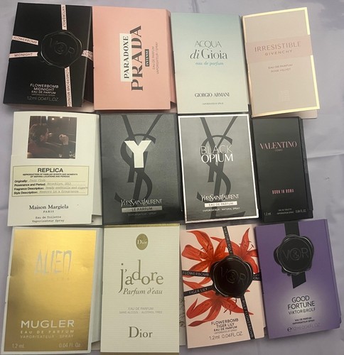Lot of 13 luxury Women Perfume Samples Fragrances Ulta Sephora Travel ...