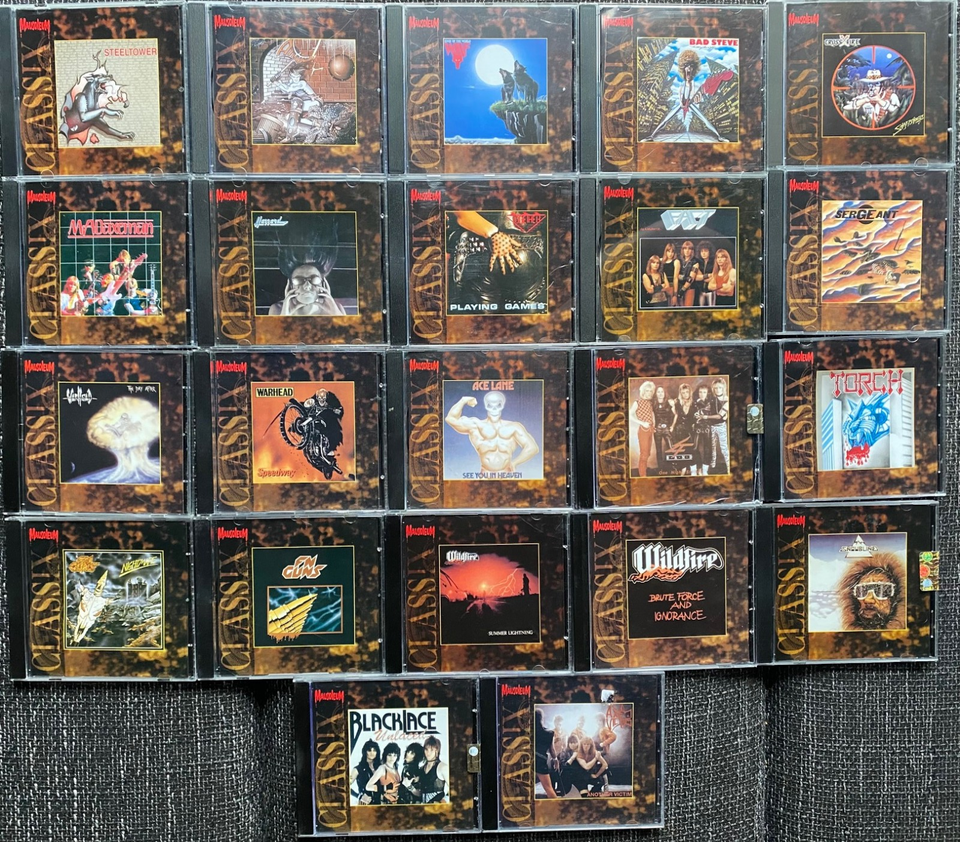 CD METAL SAMMLUNG 140 CDs - Sinner, Heavy Load, Running Wild, Mausoleum ...