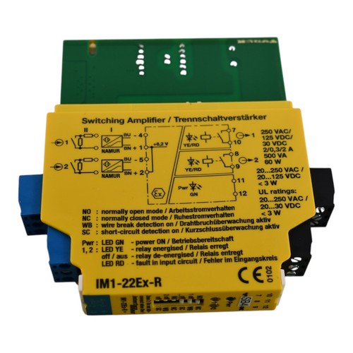Turck IM1-22EX-R Amplifier, Isolating Switching, 2 Channel No bottom ...