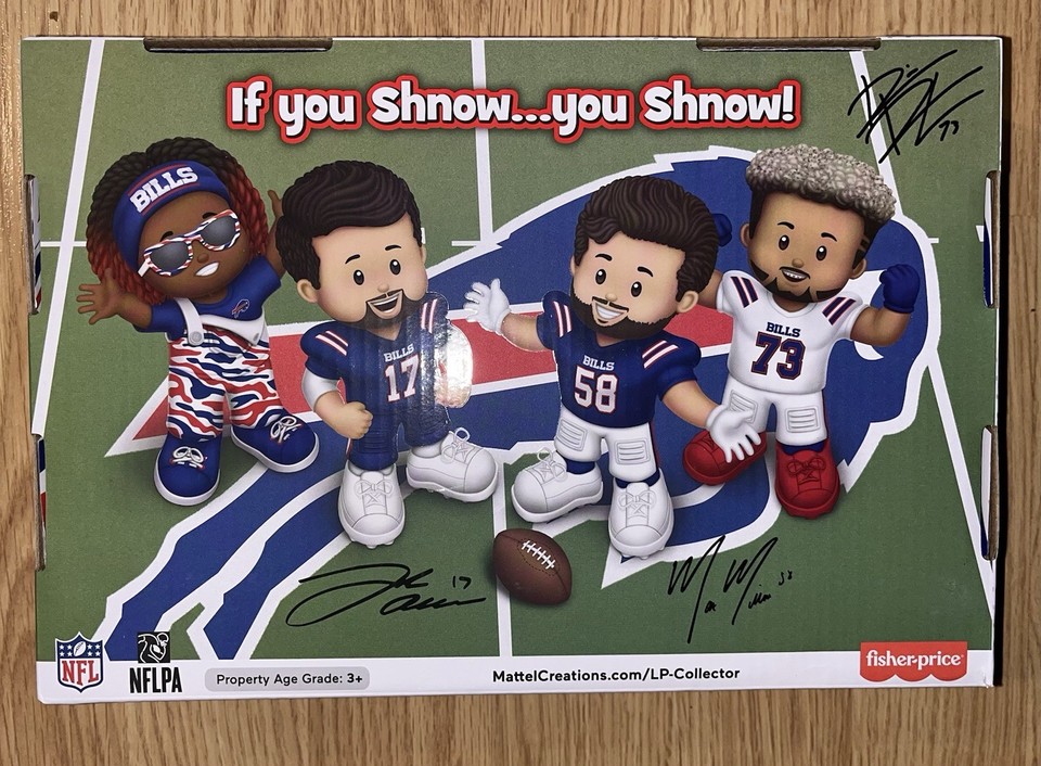 Fisher Price Buffalo Bills Little People 2024 We Billieve- New In Box ...