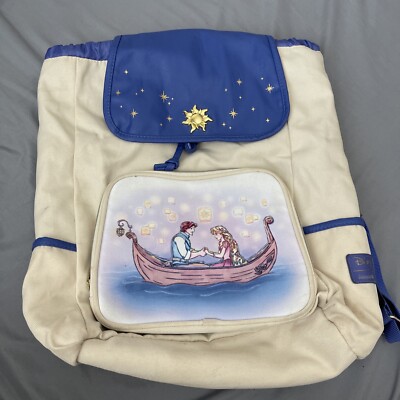 Disney Tangled Loungefly Backpack Canoe Scene | eBay