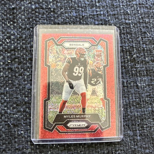 2023 MYLES MURPHY Prizm Rookie Red SPARKLE PRIZM RC SSP Bengals 🔥📈 | eBay