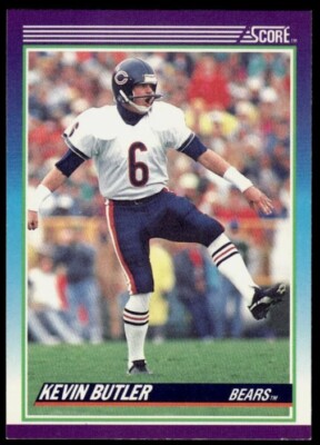 1990 Score Kevin Butler Chicago Bears #134A Georgia Bulldogs | eBay