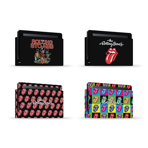 OFFICIAL THE ROLLING STONES ART VINYL SKIN FOR NINTENDO SWITCH CONSOLE ...
