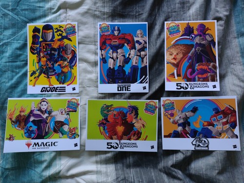 SDCC 2024 San Diego Comic Con HASBRO Exclusive Postcards GI Joe ...