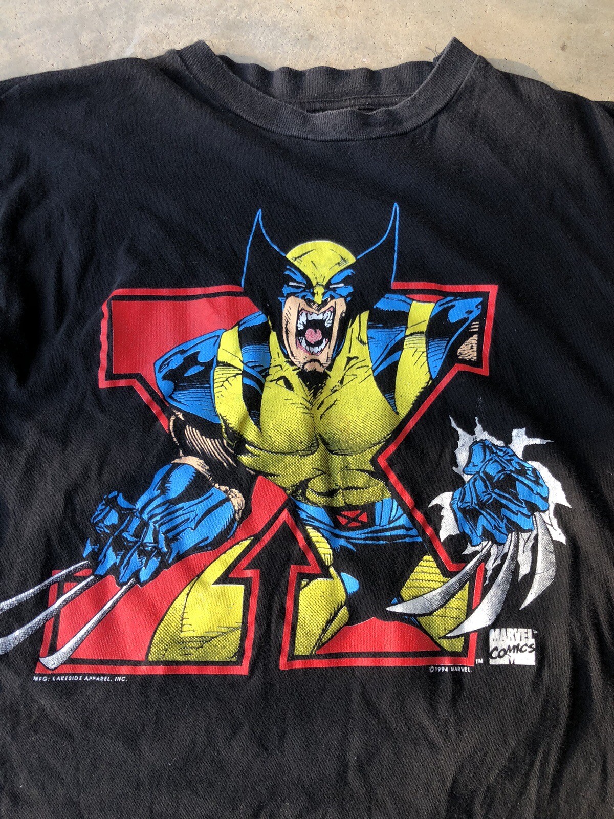 Rare Vintage 1994 Marvel Wolverine Comic T Shirt X-Me… - Gem