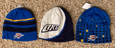 3 OKC Thunder Men’s Knit Beanie Hats | eBay