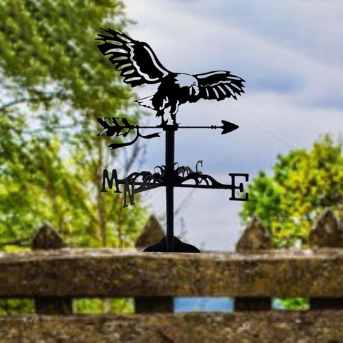 Metal Weather Vane,Wind Direction Indicator,Decorative,Outdoor Wind ...