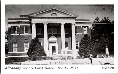 North Carolina, NC, Sparta, Alleghany Co Court House Postcard (C9) | eBay