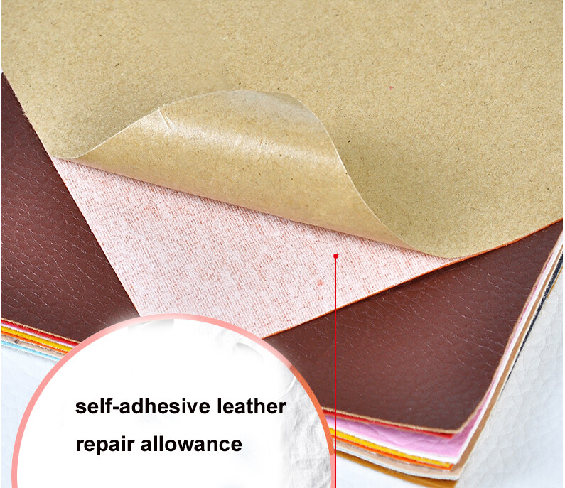 48x 30.5cm Leather Self Adhesive Sofa Repair Patch Stickers for Clothes ...