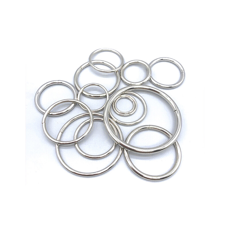 304 Stainless Steel Round Rings Heavy Duty Solid Metal O Ring Welded ...
