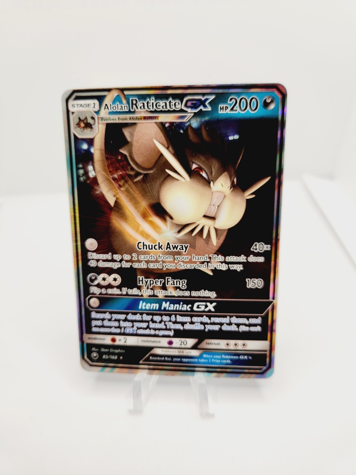 Alolan Raticate GX #85/168 Pokemon Celestial Storm | eBay