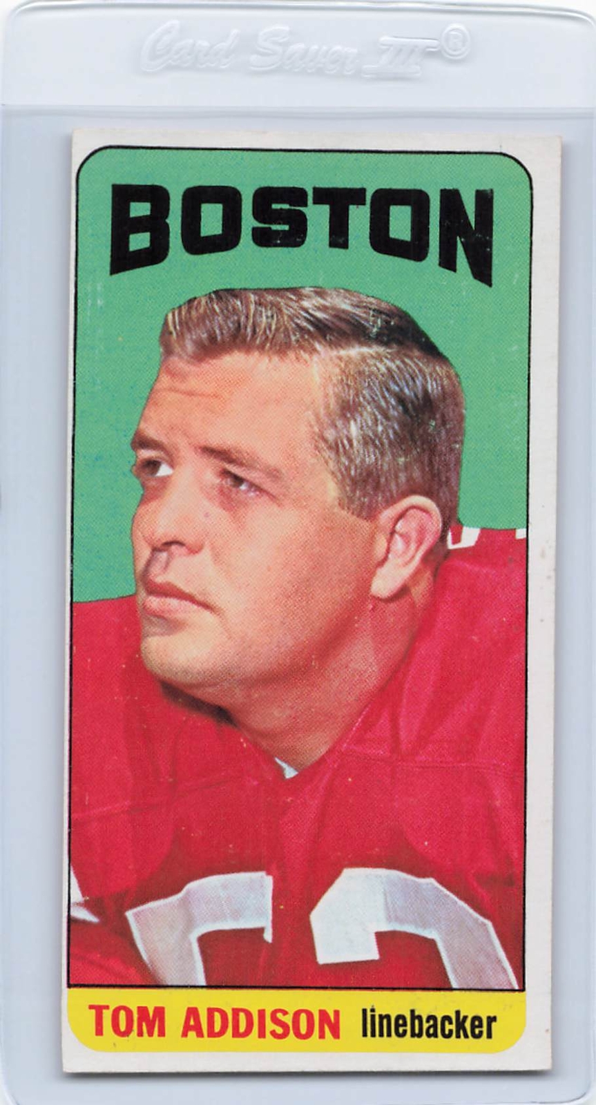1965 Topps #1 Tom Addison Patriots EX *DA-OS89 | eBay