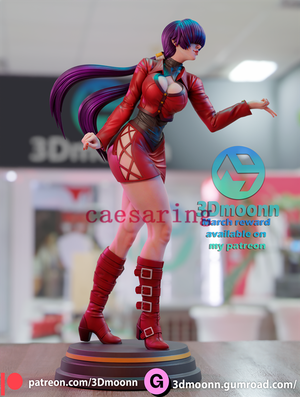 Shermie SNK 3D Printing Unpainted Figure Model GK Blank Kit New Toy In Stock | eBay