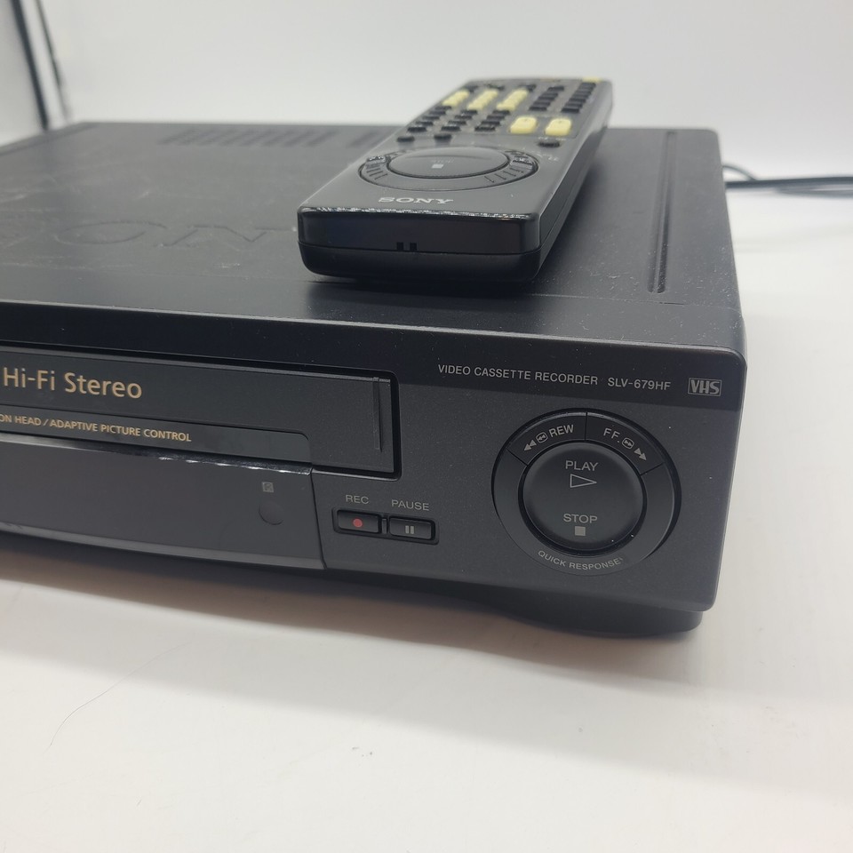 Sony SLV-679HF VCR VHS Player Recorder Hi-Fi Stereo with Remote Tested ...
