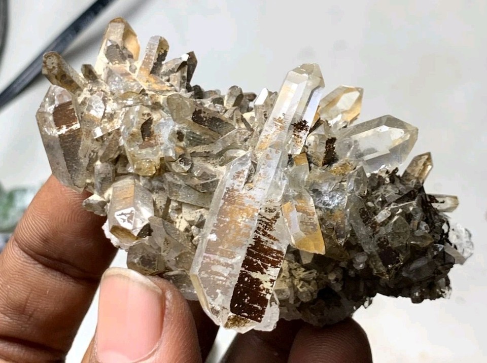 59 Grams Beautiful Quartz Crystal Bunch Specimen From Pakistan | eBay