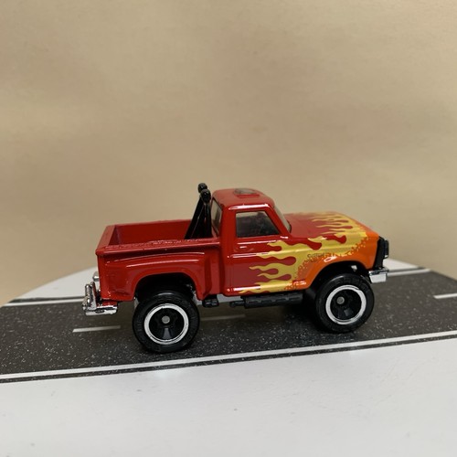 Matchbox #55 Ford F150 Flareside Pick Up Truck Lifted Red w/Flames NM ...