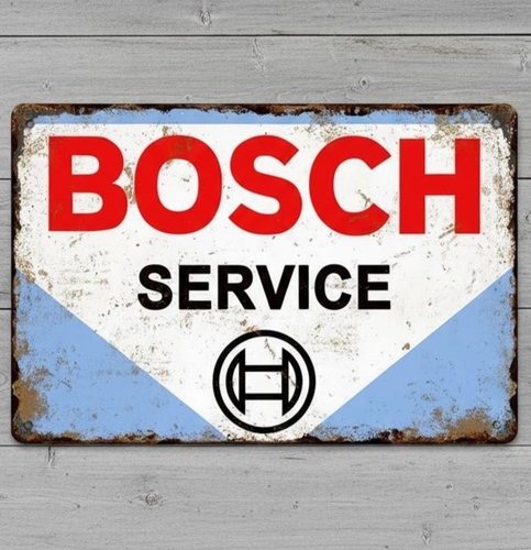 Bosch Service 8 x 12 Vintage Novelty Metal Sign Made In USA | eBay