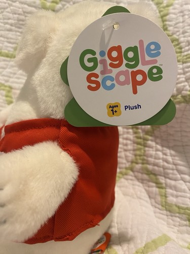 Target Exclusive Giggle Scape Polar Bear Plush Red Vest 7" Stuffed Toy ...