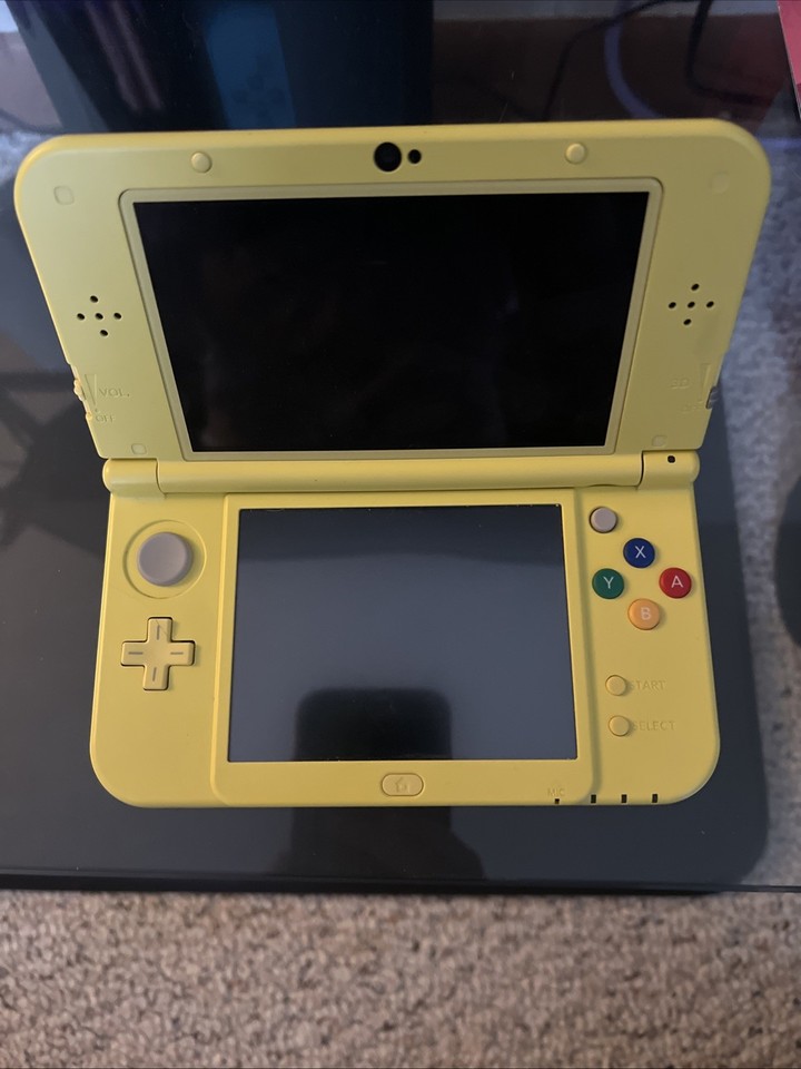 New Nintendo 3DS XL Pikachu Edition Yellow Console With Charger And ...