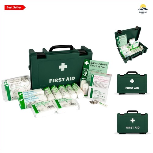 First Aid Kit Portable Fully Stocked for Workplace & Home Use | eBay UK