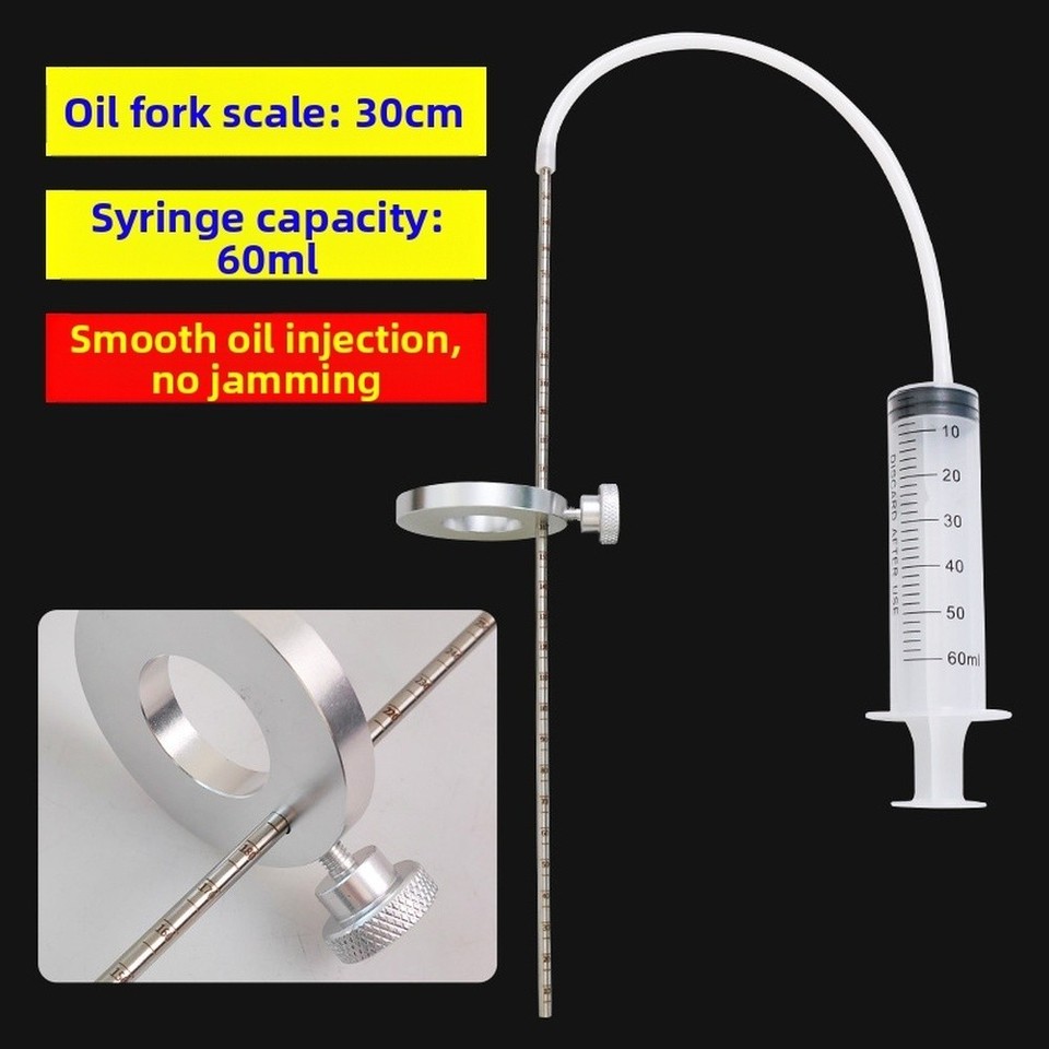 Front Fork Oil Level Gauge Tool Motorcycle Oil Measuring Kit with Hose ...