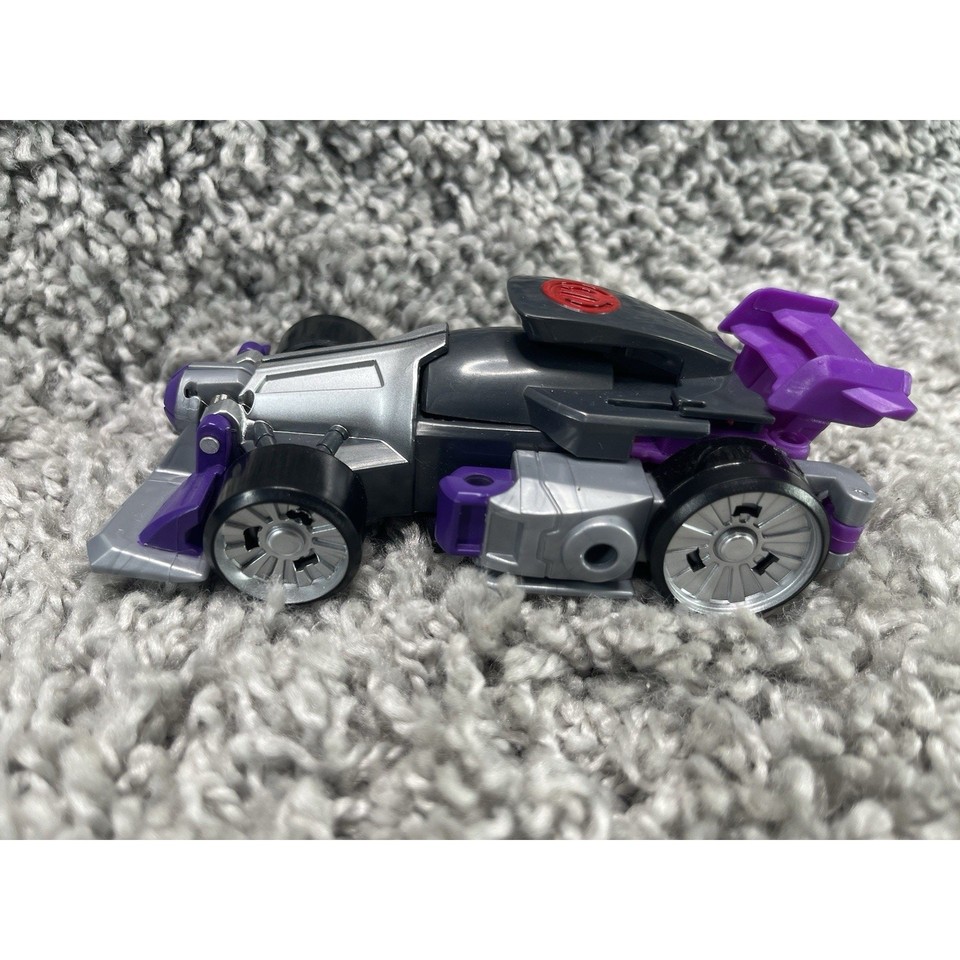 Playskool Heroes Transformers Rescue Bots Morbot Purple Race Car Figure ...