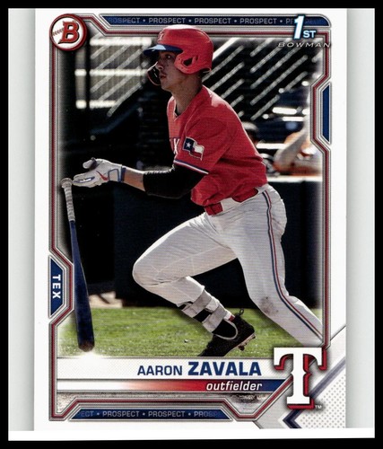 2021 1st Bowman Aaron Zavala 3 Card Lot #BD-101 Rangers | eBay