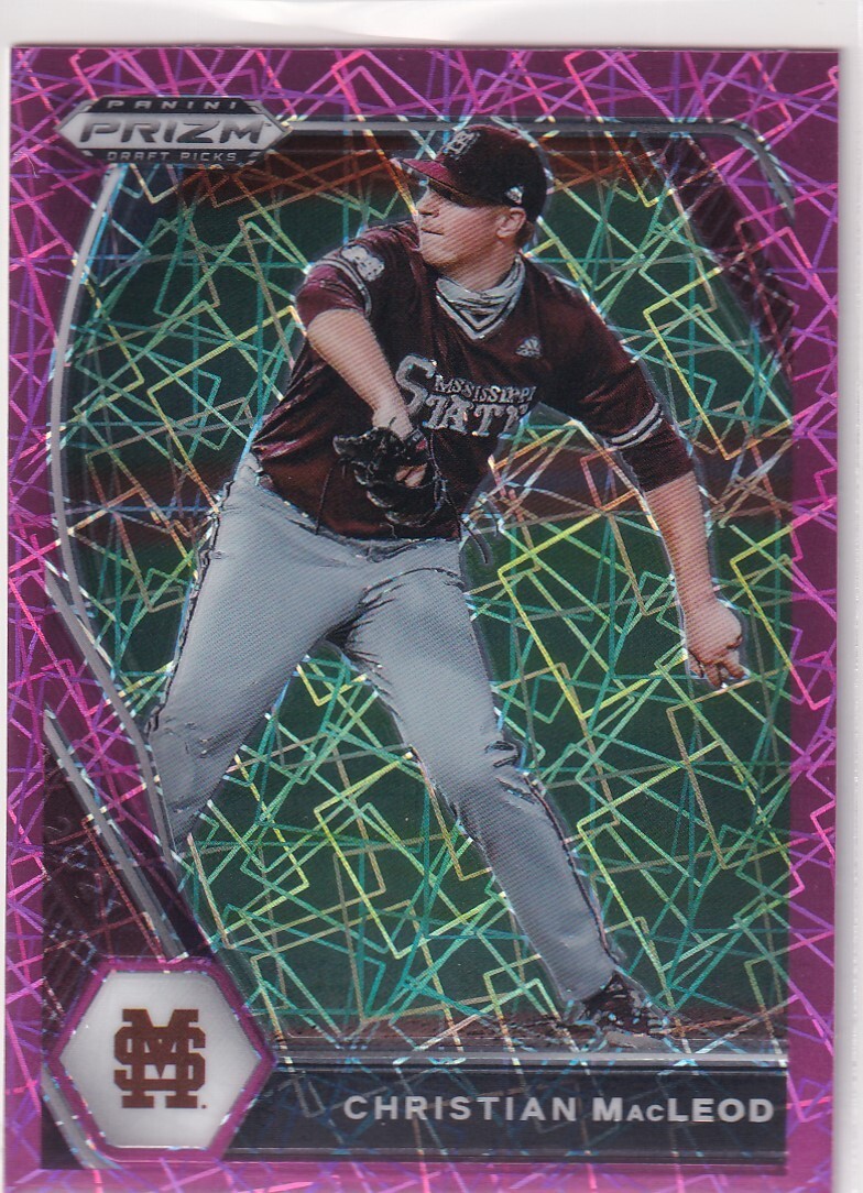 2021 Prizms Pink Velocity Christian MacLeod Prizm Draft FR1846 | eBay