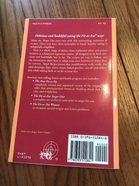 Fit-or-Fat Target Recipes by Covert Bailey (1989, Trade Paperback) for ...