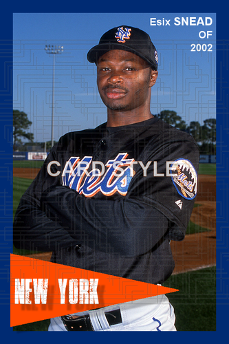 Esix Snead - 2002 New York Mets - choose a size - color print | eBay