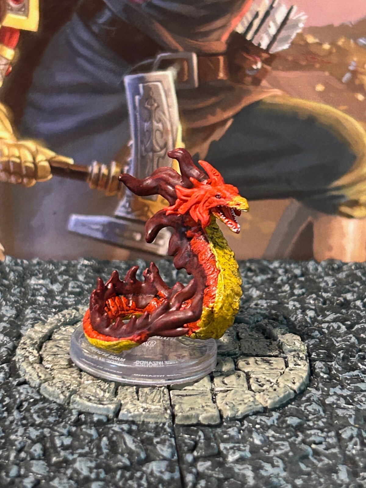 Fire Snake D&D Miniature Dungeons Dragons Underdark Expeditions 9 ...