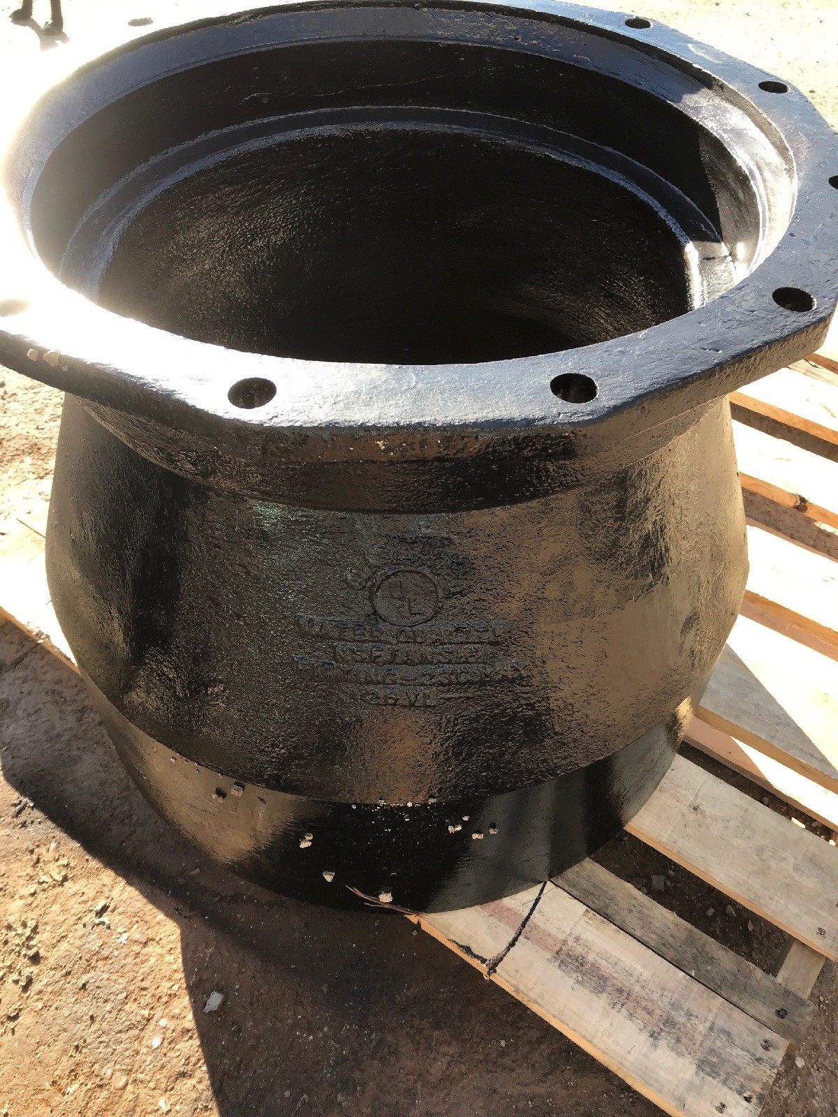 24” X 18” MJ SMALL END BELL REDUCER MECHANICAL JOINT DI 350 C153 Star ...
