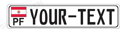 FRENCH POLYNESIA, EURO TAG, BMW, CUSTOM European Style License Plate ...