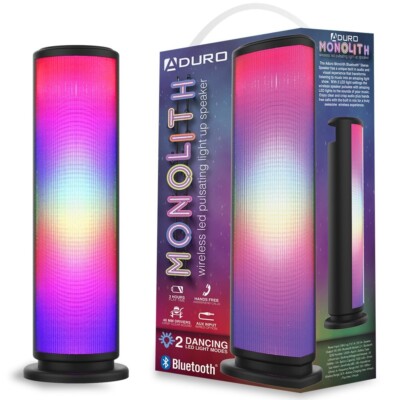 ADURO LED Bluetooth Speaker with Pulsating Lights 849813015005| eBay