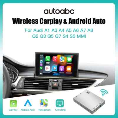 Wireless CarPlay Android Auto Module For Audi A1 A3 A4 A5 A6 A8 Q2 Q3 ...